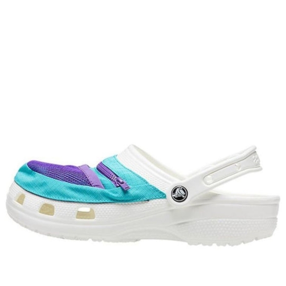 CROCS | Shoes | Nwt Crocs Classic Clog Pocket Zipper Blue Sandals ...